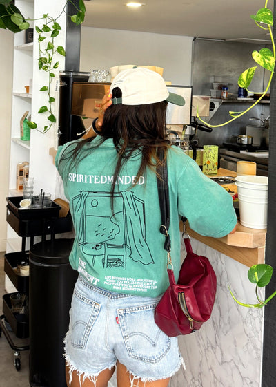 T-SHIRT BRODÉ OVERSIZE BANGERS - VERT